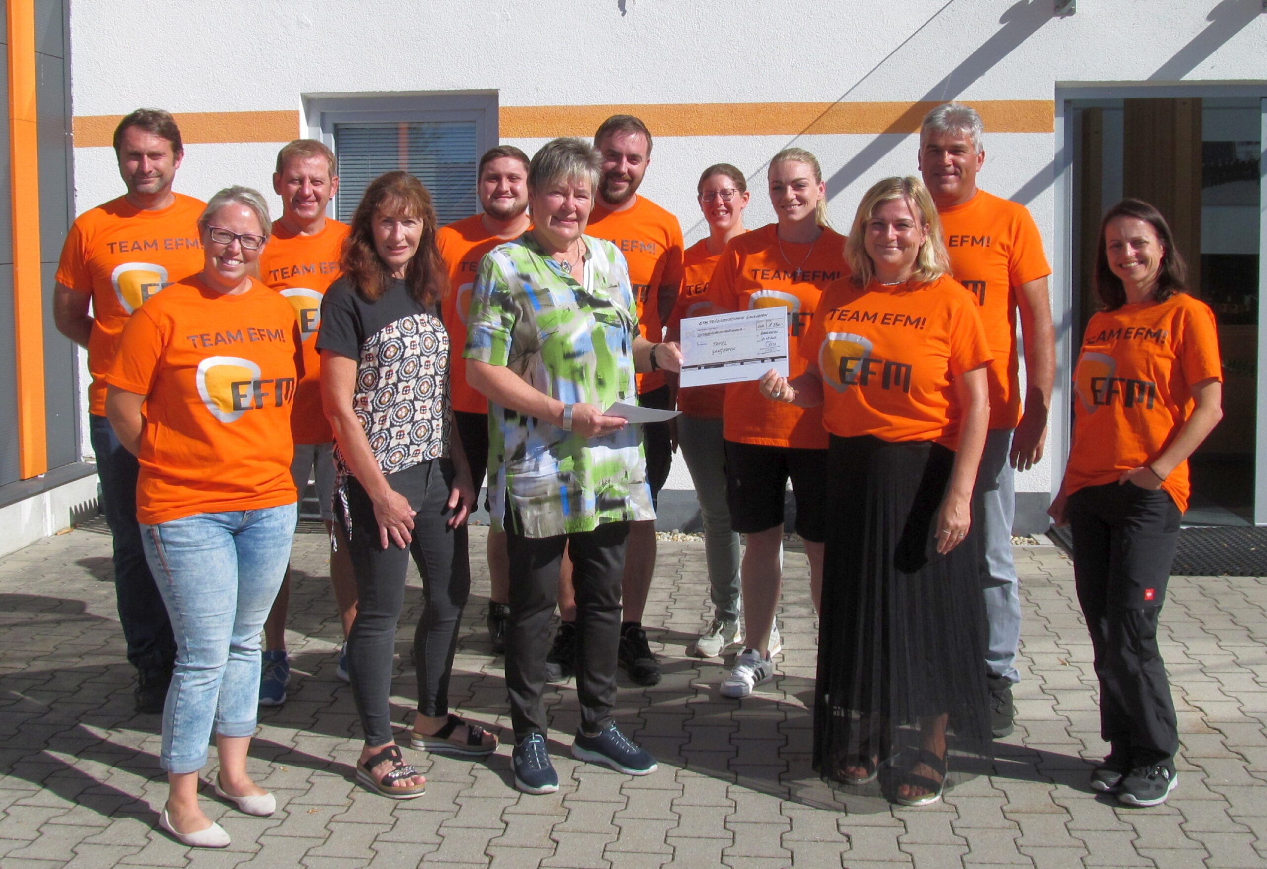 EFM spendet an die Tafel - Packmas