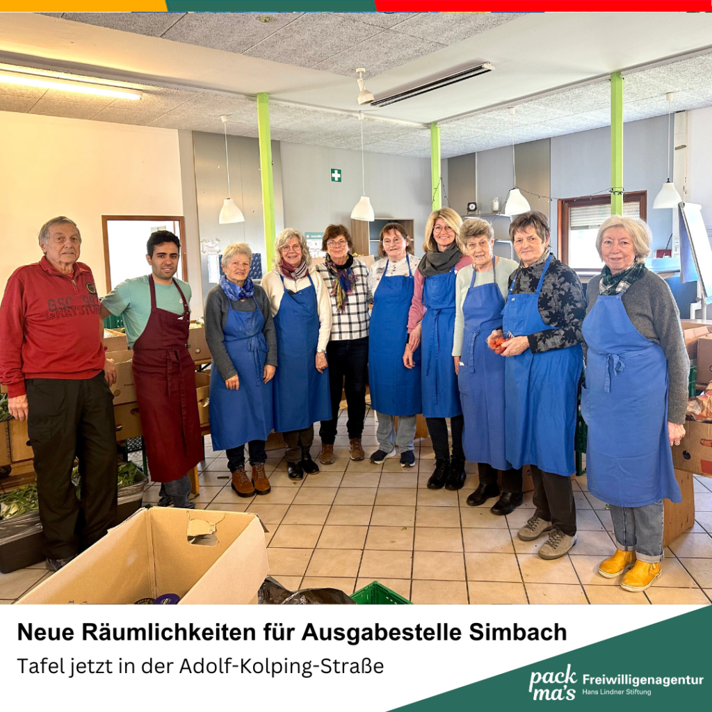 Tafel Simbach/Inn hat eine neue Ausgabestelle - Packmas